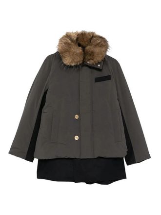 sacai Blouson Rembourr&eacute; - Bleu Fonc&eacute;