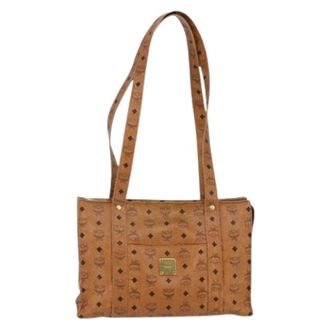 MCM Sac bandouli&egrave;re en plastique Pre-owned - Femme - Pre-owned - Brun - Taille: ONE Size