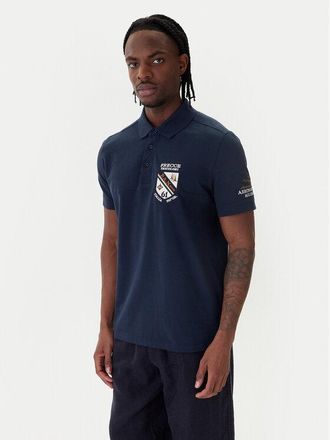 Aeronautica Aeronautica Militare Poloshirt 261PO1915UP00191 Dunkelblau Regular Fit