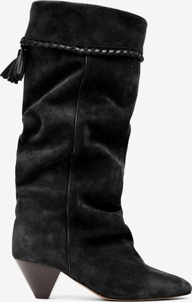 Isabel Marant Bottes Elita - Femme - Noir D&eacute;lav&eacute; - Taille36 - Isabel Marant