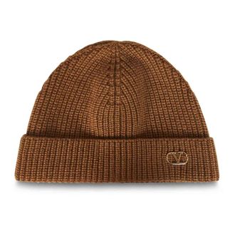 Valentino Garavani VLogo Signature M&uuml;tze - - Accessories - Herren - Braun - ONE SIZE