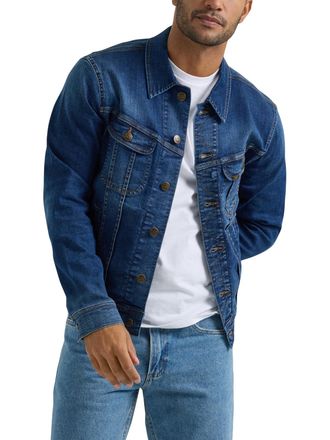Lee Herren Extreme Motion Rider Jacket Jeansjacke, Treibholz, L