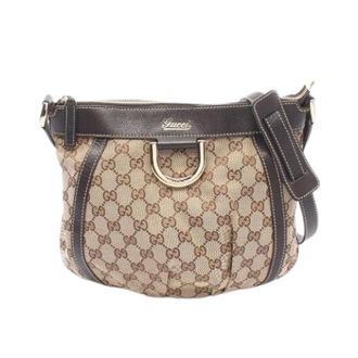 Gucci Sac bandouli&egrave;re Abbey GG Canvas Pre-owned - Femme - Pre-owned - Beige - Taille: ONE Size