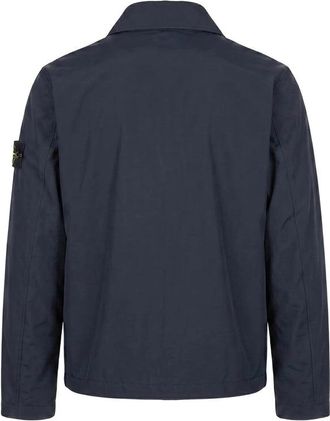 Stone Island Technical Polyester Jacket - Navy