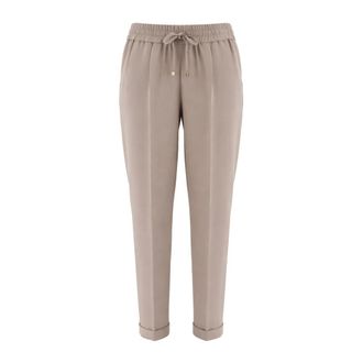 Kiton Flie&szlig;ende Hose - - Trousers - Damen - Beige - 4XL