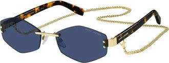 Marc Jacobs Femme, Accessoires, Noir, Taille: 57 MM Lunettes de soleil