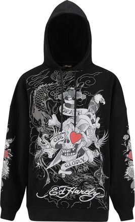 Ed Hardy Sweatshirt Death Or Glory Love