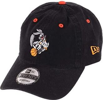 New Era Looney Tunes Bugs Bunny Black Orange 9Twenty Unstructured Strapback Cap - One-Size