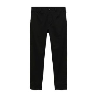 Dolce & Gabbana Homme, Pantalons, Noir, Taille: XL Pantalon Chino Noir