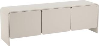 Selsey TV-Lowboard Modern Kaschmir 156 cm Mit 3 T&uuml;ren Soft-Close - Stauraum f&uuml;r Elektronik & Zubeh&ouml;r Robuste PVC-Kanten TV Board Stehend Elegantes Design f&uuml;r
