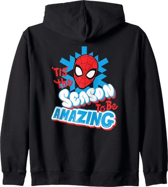 MARVEL Spider-Man Christmas Tis The Season to be Amazing Kapuzenjacke