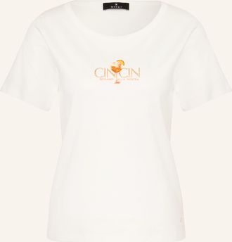 Monari Monari T-Shirt Mit Schmucksteinen weiss