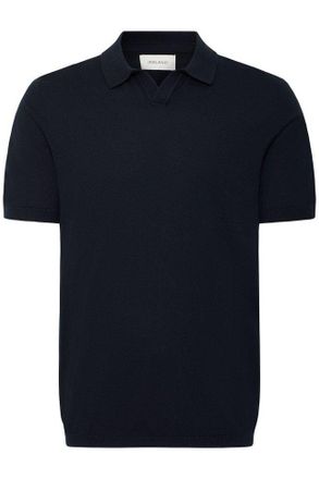 Blend Poloshirt BHDao Polo Modernes Feinstrick-Shirt mit V-Ausschnitt und Polokragen