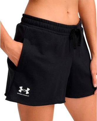 Under Armour Femme, Shorts, Noir, Taille: 42 FR Rival Terry Shorts
