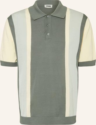 Drykorn Drykorn Strick-Poloshirt Tamian Relaxed Fit gruen