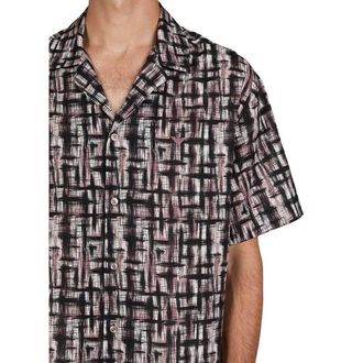 Armani Chemise textur&eacute; &agrave; imprim&eacute; en coton