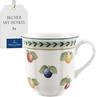 Villeroy & Boch French Garden Henkelbecher Bunt, Sp&uuml;lmaschinenfest, Mikrowellensicher, Kaffeetasse, Kaffeebecher mit Henkel, Hei&szlig;getr&auml;nkebecher, Premium Porzellan