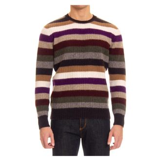 Drumohr Multicolor Gestreifte Pullover - - Knitwear - Herren - Mehrfarbig - 2XL