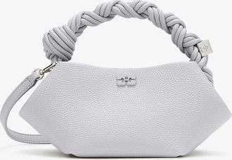 Ganni Sac mini Bou gris grain&eacute; Quiet Gray - Pour Femme