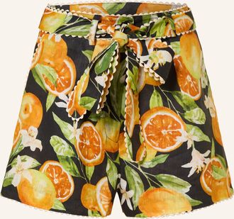 Mrs & Hugs Mrs & Hugs Leinenshorts orange