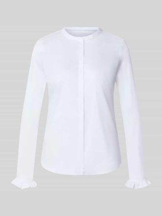 Mos Mosh Bluse mit Mao-Kragen und R&uuml;schen&auml;rmeln Modell Mattie