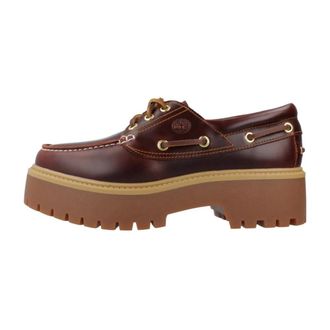 Timberland Femme, Chaussures, Brun, Taille: 38 EU Stone Street Boat Shoe