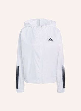 adidas Hyperglam 3-Streifen Windbreaker weiss