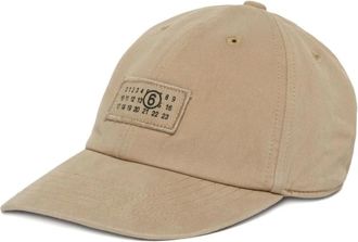 Maison Margiela unisex, Accessoires, Beige, Taille: L Logo Cap