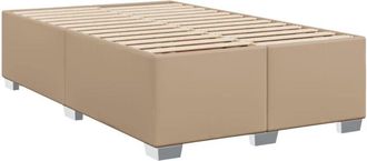 vidaXL Vidaxl - Cadre de lit sans matelas cappuccino 120x200 cm similicuir
