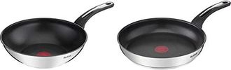 T-fal Emotion Po&ecirc;le wok 28 cm, Rev&ecirc;tement antiadh&eacute;sif, Garantie 10 ans, Base &eacute;paisse & Emotion Po&ecirc;le 20 cm, Rev&ecirc;tement antiadh&eacute;sif, Garantie 10 ans, Diffusi