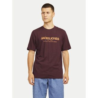 Jack & Jones Jack & Jones T-Shirt Alvis 12256803 Rot Standard Fit