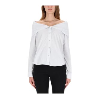 Our Legacy Chemise Kaonashi - Femme - Blouses et Chemises - Blanc - Taille: 38 FR