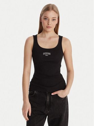 Guess Top W6RP20 KA0H1 Schwarz Slim Fit