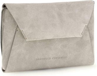 Brunello Cucinelli BC Duo Clutch - Gray