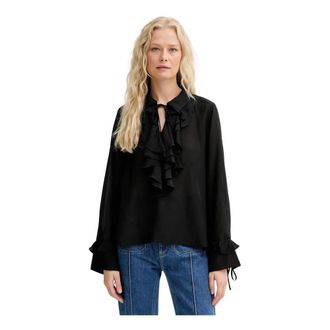 Munthe Damen, Blusen & Hemden, Schwarzk, MGr&ouml;&szlig;e