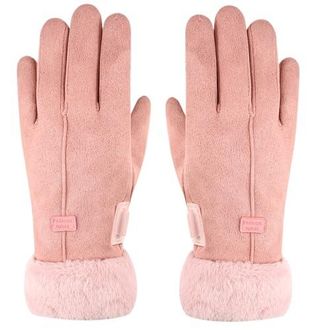 Generico Gants thermiques pour femme : gants &eacute;lectriques et chauds, manchon thermique avec contr&ocirc;le d&eacute;cran tactile, niveaux de chaleur r&eacute;glables par temps froi