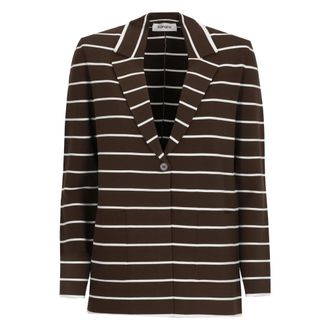 KANGRA Kaschmir-Viskose-Blazer - - Jackets - Damen - Braun - S