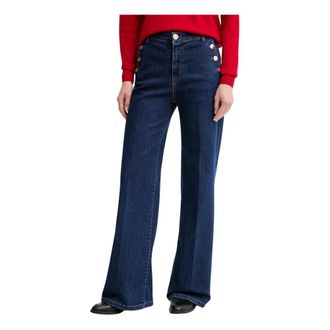 Fracomina Jean &eacute;vas&eacute; - Femme - Jeans - Bleu - Taille: W26