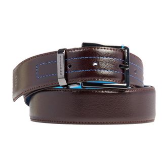 Piquadro Homme, Accessoires, Brun, Taille: ONE Size Ceinture en cuir avec boucle &agrave; ardillon