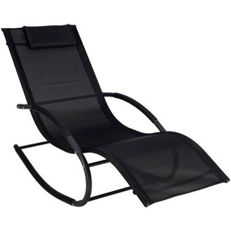 M&S Collection M&s - Bain de Soleil Alu et Textilene Rocking Chair