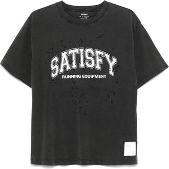 SATISFY Satisfy, Homme, Tops, Noir, Taille: M MothTech T-Shirt
