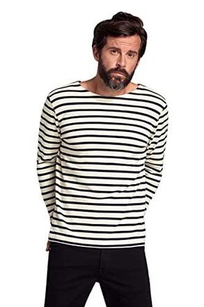 Armor Lux Marini&egrave;re col Bateau en Coton &eacute;quitable Aviron