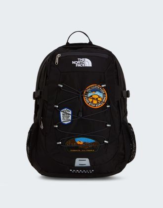 The North Face Borealis - Sac &agrave; dos classique &agrave; patch - Noir/Gris asphalte