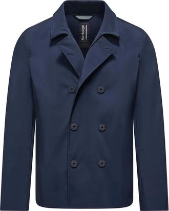 Bomboogie Homme, Vestes, Bleu, Taille: L Veste trois couches en tissu hydrofuge