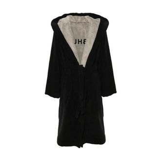 Rick Owens Femme, V&ecirc;tements de nuit et de d&eacute;tente, Noir, Taille: 38 FR Peignoir de Plage