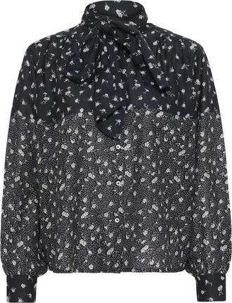 Part Two Femme, Blouses et Chemises, Noir, Taille: 40 FR Fragile Print - 3045