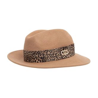 Liu Jo Chapeau Fedora - Femme - Accessoires - Beige - Taille: ONE Size