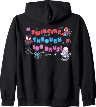 MARVEL Spider-Man & Friends 100 Days of School 100th Day Kapuzenjacke