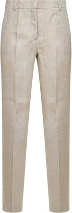 Max Mara Femme, Pantalons, Beige, Taille: 40 FR Pantalon Malizia