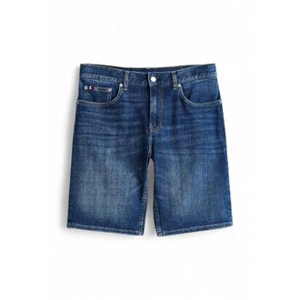 Tommy Hilfiger Brooklyn Faded Slim Denim Shorts - Homme - Shorts - Bleu - Taille: W29